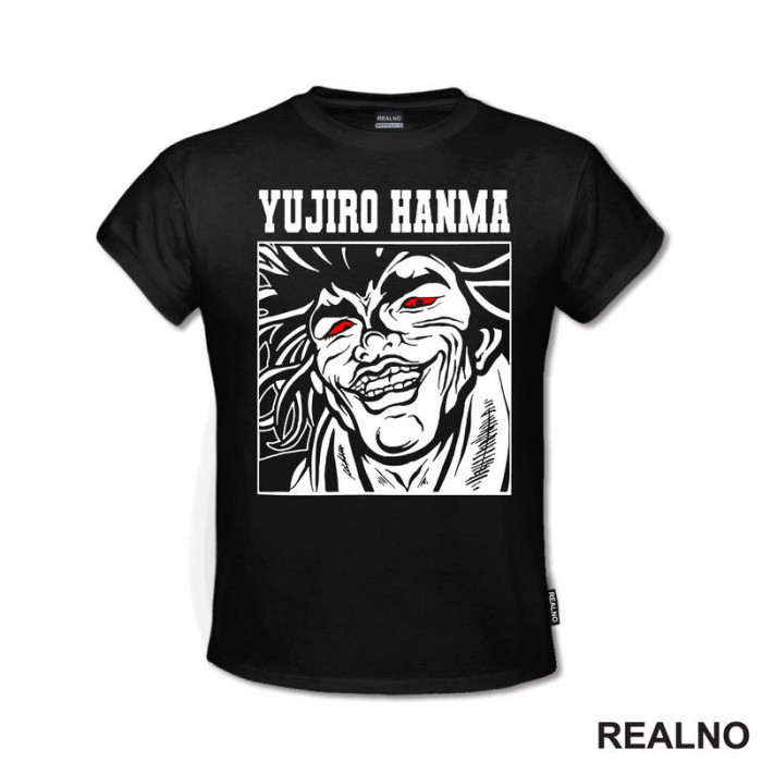 YUJIRO HANMA - RED EYES - BAKI HANMA - MAJICA