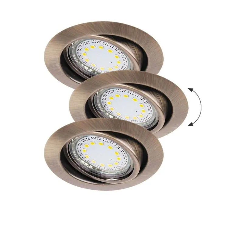 RABALUX 1051 Lite LED GU10 3x3W Ugradni spot