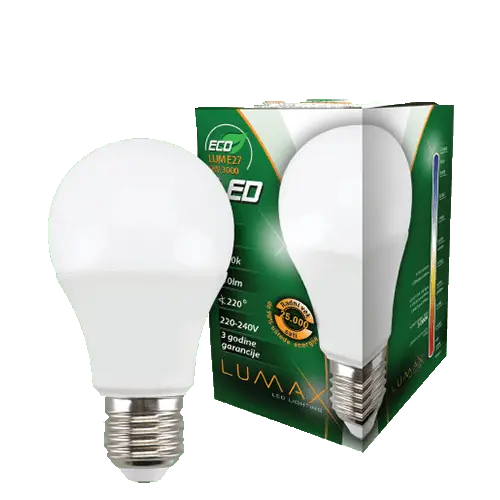 LUMAX LED ECO LUME27-9W 3000K Sijalica