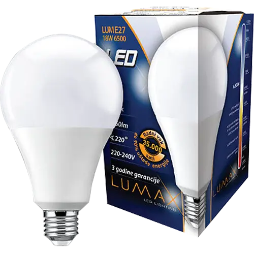 LUMAX LED LUME27-6500K 18W Sijalica