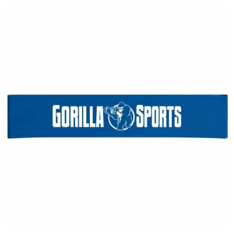 GORILLA SPORTS Plava Elastična traka za vežbanje 0.8 mm
