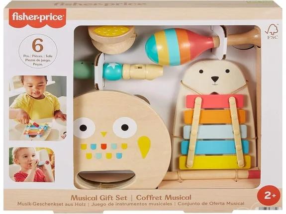 Fisher Price Drveni muzički set 6 kom 578442
