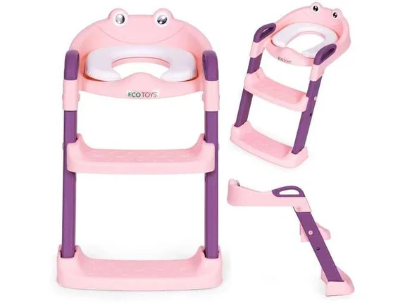 Eco toys Adapter za wc šolju za decu sa stepenikom