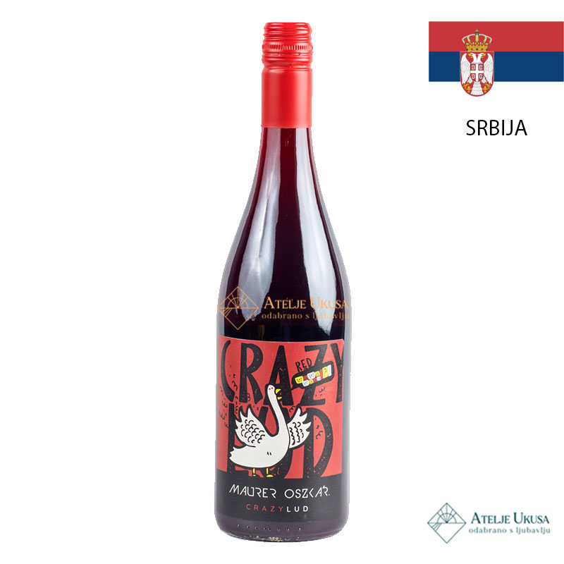 Oscar Maurer Crazy Lud, Crveno Vino 0.75l