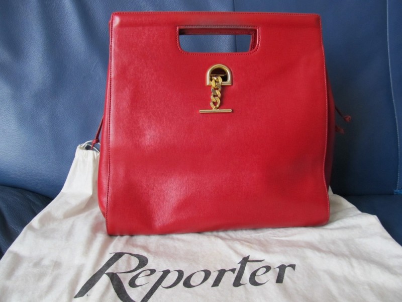 AKCIJA *** ORIGINAL REPORTER CRVENA TORBA I DUST BAG