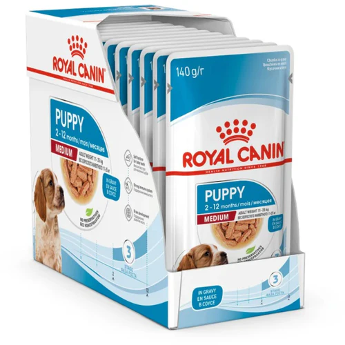 ROYAL CANIN SHNW Kesica za pse Medium PUPPY, 10x140g