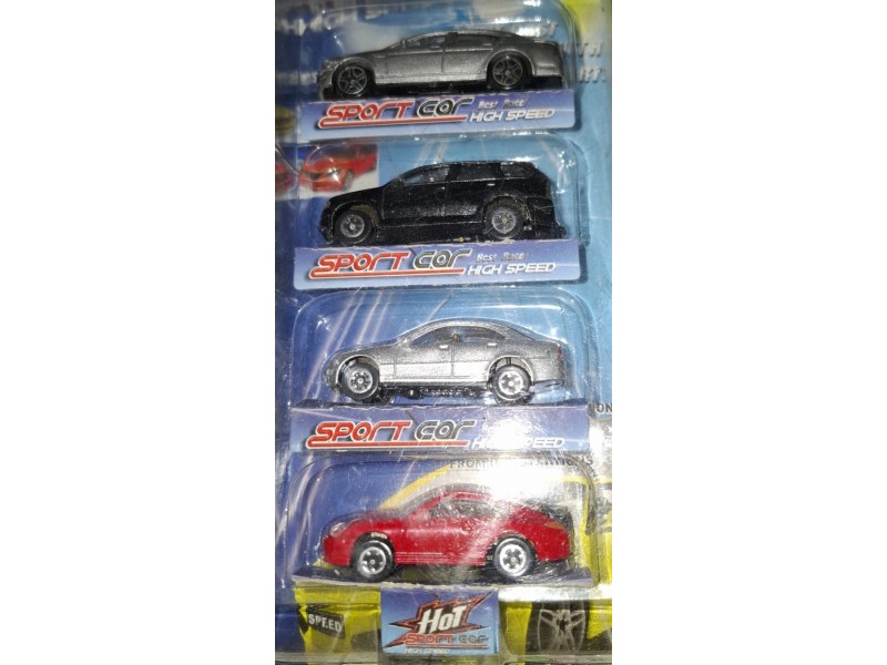 Set od 4 auta