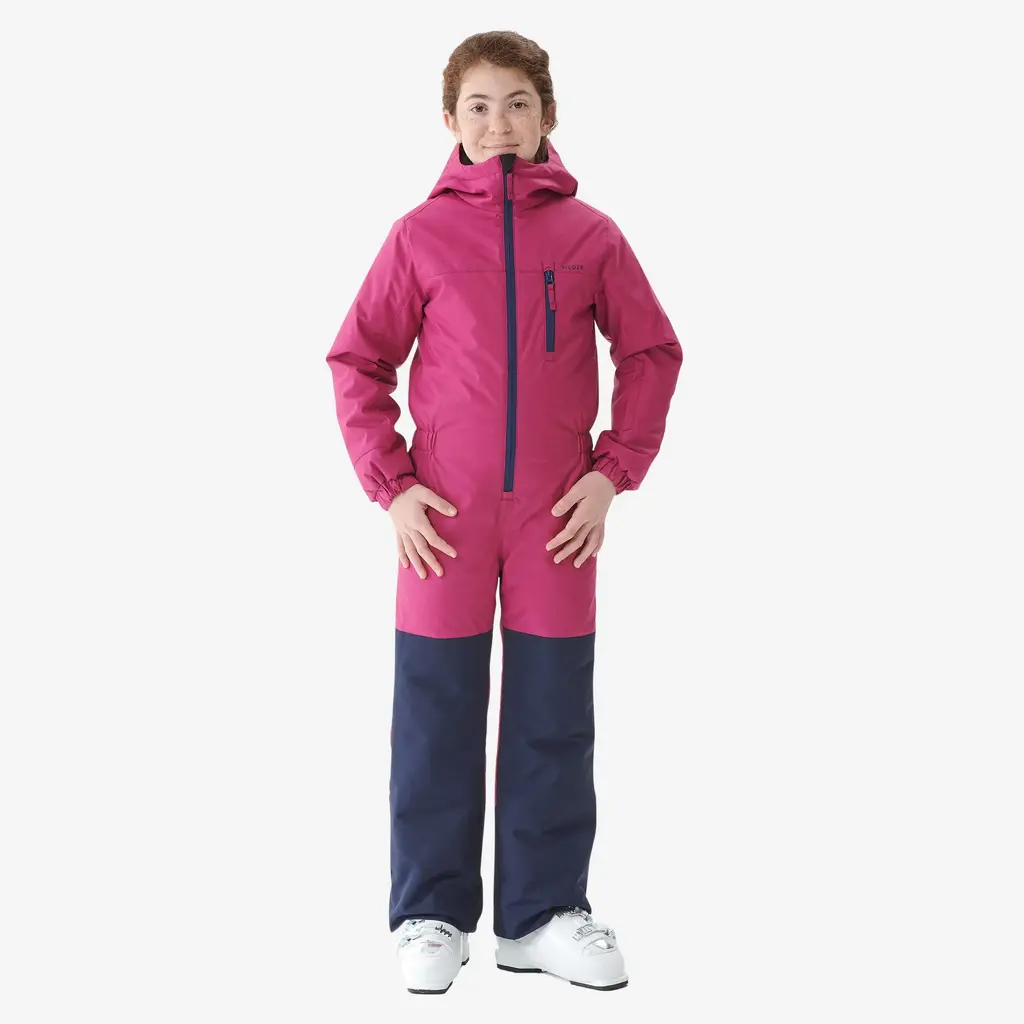 Roze-teget dečje odelo za skijanje 100