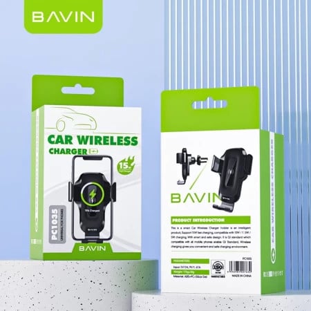Bavin auto držač/wirelees punjač 15W ( 90403 )
