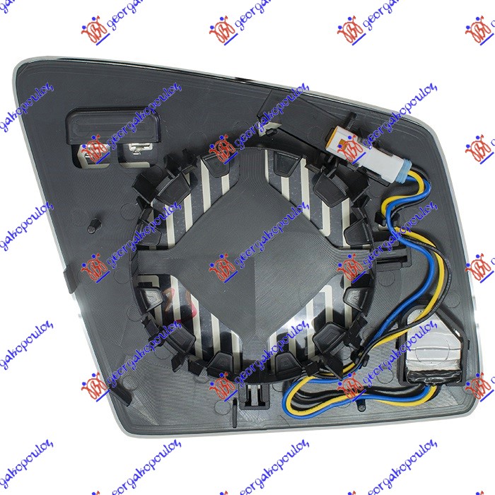 STAKLO RETROVIZORA SA GREJACEM (MRTAV UGAO) (ASFERICNO) Leva str. MERCEDES R CLASS (W251) (2010-) (OEM: 1668100519, 1668100719, A1668100519)