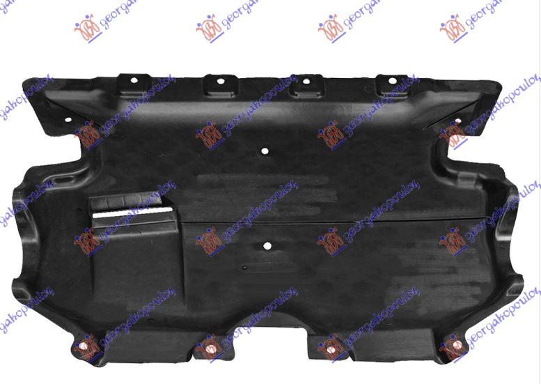 ZASTITA MOTORA SREDNJA (4MATIC) PLASTICNA MERCEDES E CLASS (W213) (2020-2023) (OEM: 2055240200, A2055240200)