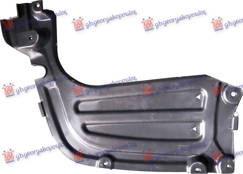 ZASTITA MOTORA ISPOD BRANIKA ZADNJA PLASTICNA Desna str. BMW X6 (G06N) (2023-) (OEM: 51128091980)