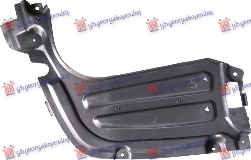 ZASTITA MOTORA ISPOD BRANIKA ZADNJA PLASTICNA Leva str. BMW X6 (G06N) (2023-) (OEM: 51128091981)