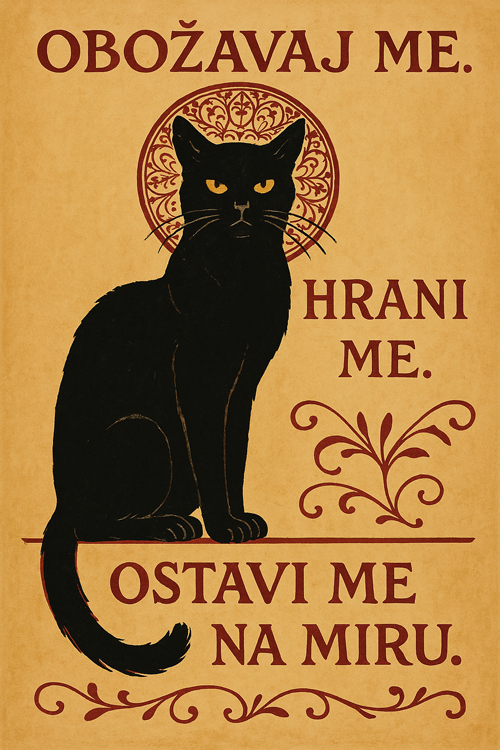 Obožavaj me. Hrani me. Ostavi me na miru.