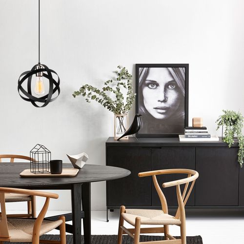 Gezegen - 6121 Black Nickel Chandelier