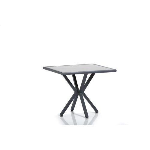 Samara 2 - Grey, Black Grey Black Garden Table