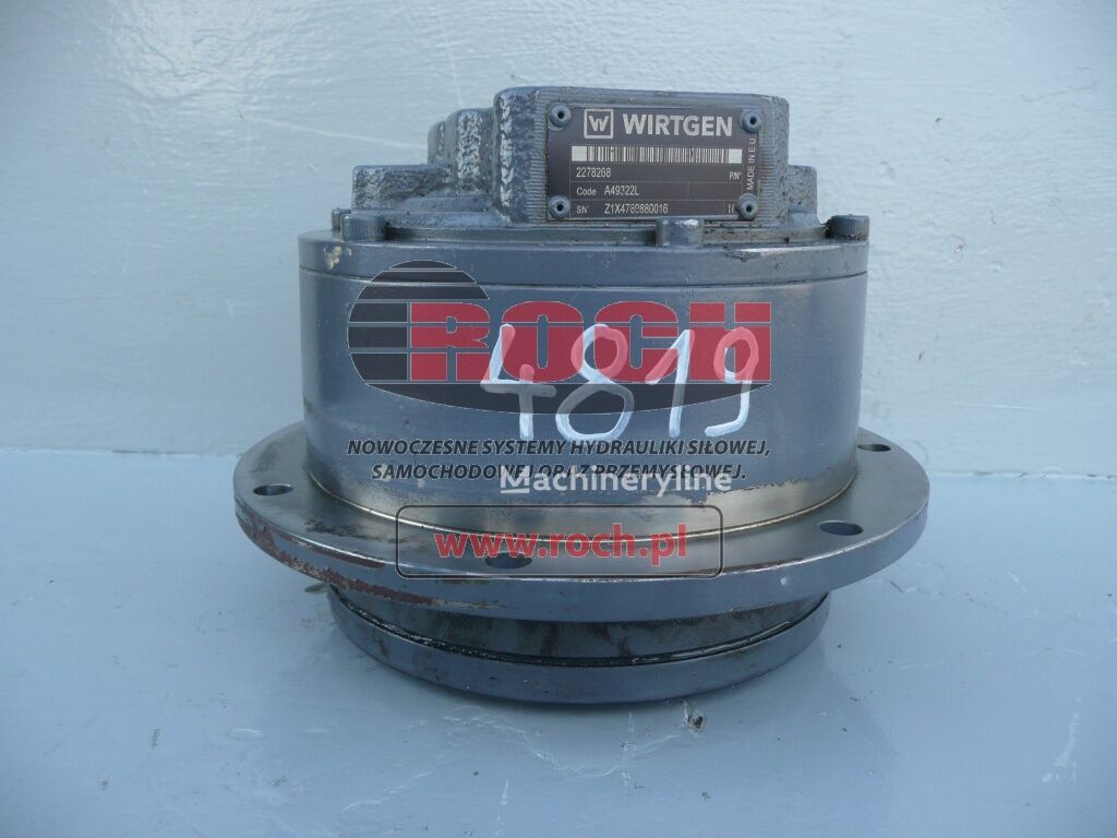Wirtgen 2278268 A49322L hidraulični motor za bagera