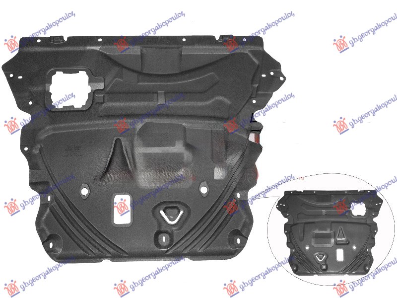 ZASTITA MOTORA PREDNJA PLASTICNA FORD KUGA (2020-) (OEM: 2361066, 2418899, 2438066)