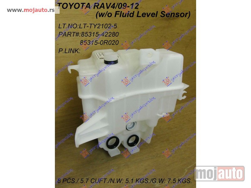 POSUDA ZA TECNOST BRISACA (BEZ SENZORA NIVOA) 08- Toyota rav 4 05-10 -dostupno