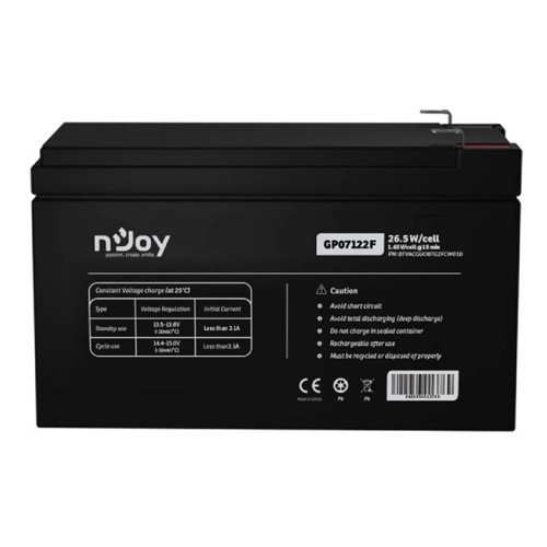 NJOY GP07122F Lead-Acid AGM punjiva baterija
