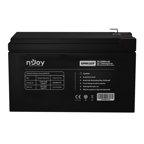 NJOY GP09122F Lead-Acid AGM punjiva baterija