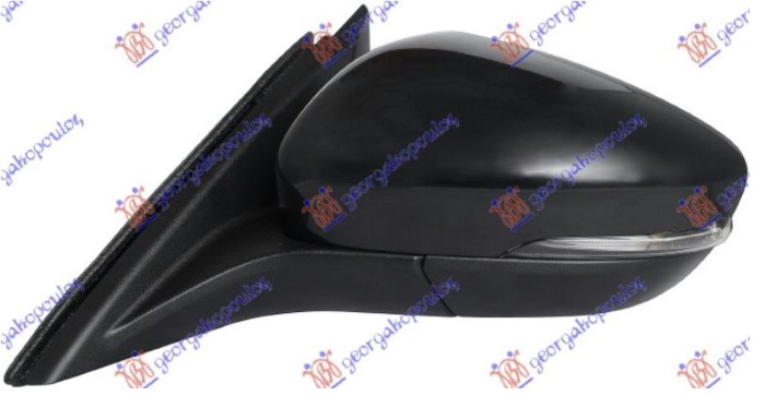 RETROVIZOR ELEKTRICNI SA GREJACEM PM (MIGAVAC) (6 PIN) (KONVEKSNO STAKLO) Leva str. FORD FOCUS (2022-) (OEM: 2195783, 2277152, JX7B-17E715-DD)