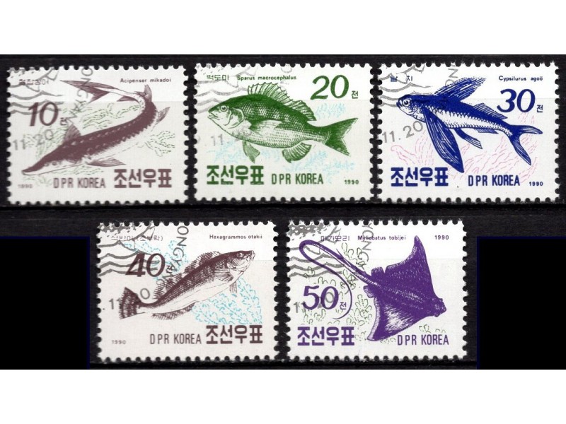 DPRK Severma Koreja 1990. Fauna
