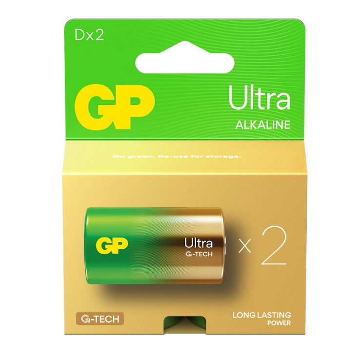 GP alkalne baterije D