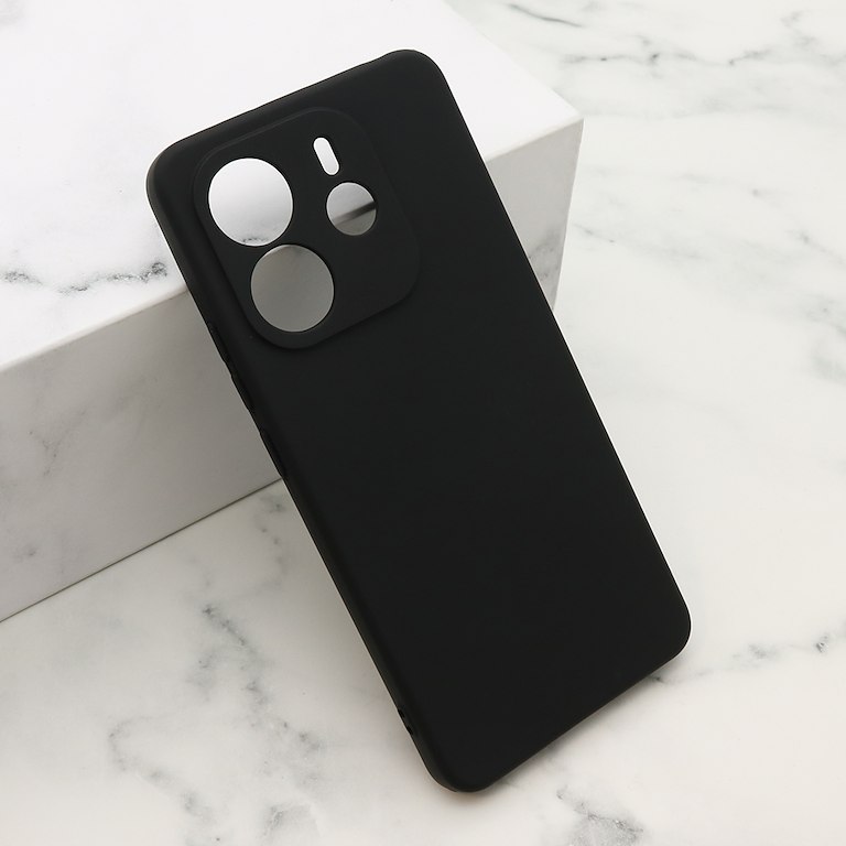 Futrola Soft Silicone za Xiaomi Redmi Note 14 4G crna (MS)