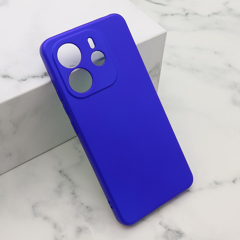 Futrola Soft Silicone za Xiaomi Redmi Note 14 4G plava (MS)
