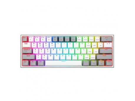TASTATURA K616 MEHANIČKA FIZZ PRO BELO SIVA