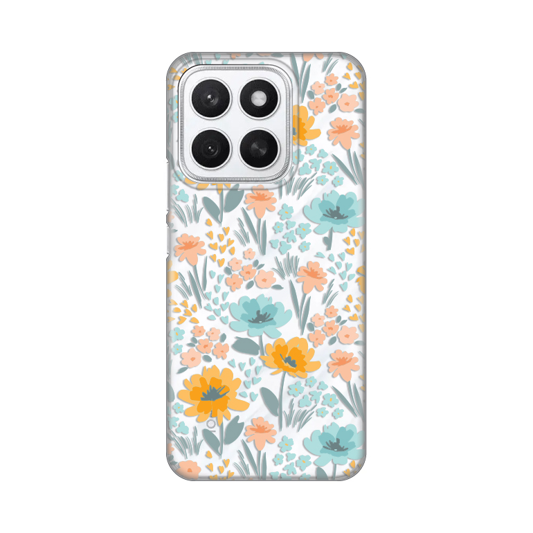 Silikonska futrola print Skin za Huawei Honor X8c Lovely Flowers