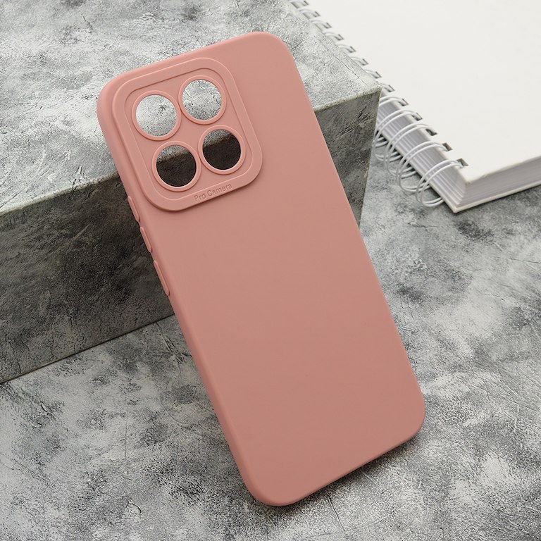 Silikonska futrola Pro Camera za Huawei Honor X8c roze (MS)