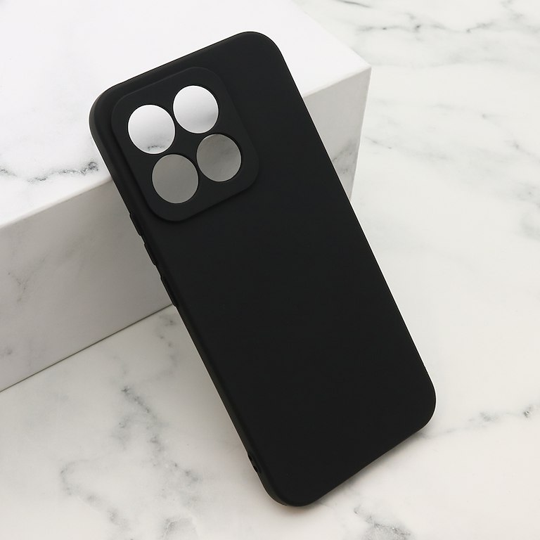 Zastitna maska (futrola) Soft Silicone - Huawei Honor X8c crna (MS)