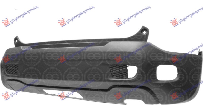 ZADNJI BRANIK (SA INTEGRISANIM SPOJLEROM) (SA/BEZ 4 PDC SENZORA) (OTVOR KUKE ZA PRIKOLICU) (A KVALITET) JEEP RENEGADE (2014-2018) (OEM: 735602839)