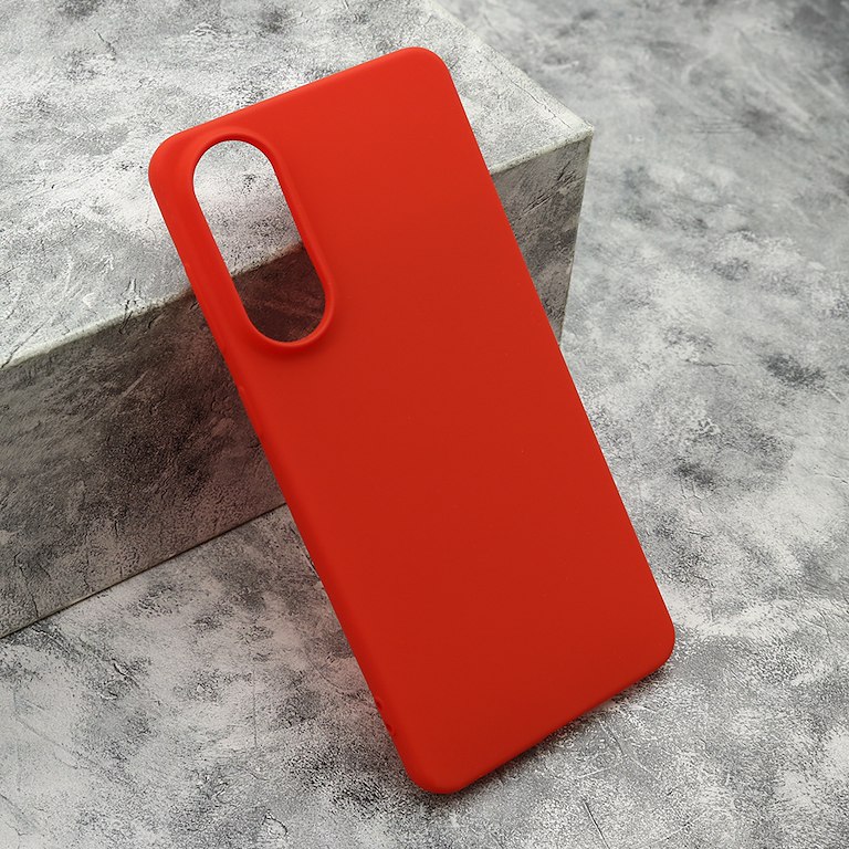 Zastitna maska (futrola) GENTLE COLOR - Samsung Galaxy S25 Edge crvena (MS)