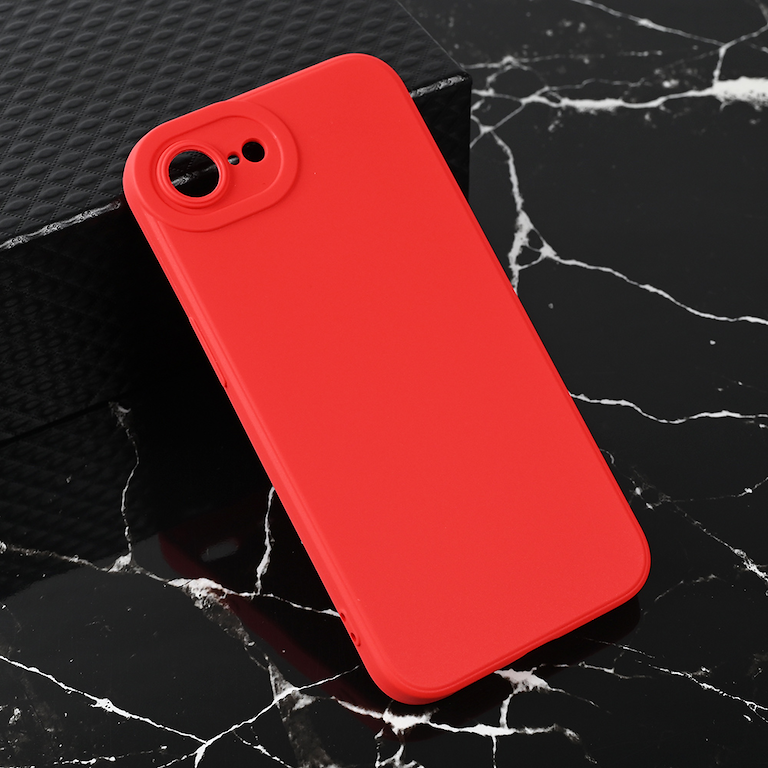 Zastitna maska (futrola) Teracell Giulietta - iPhone 16e 6.1 mat crvena