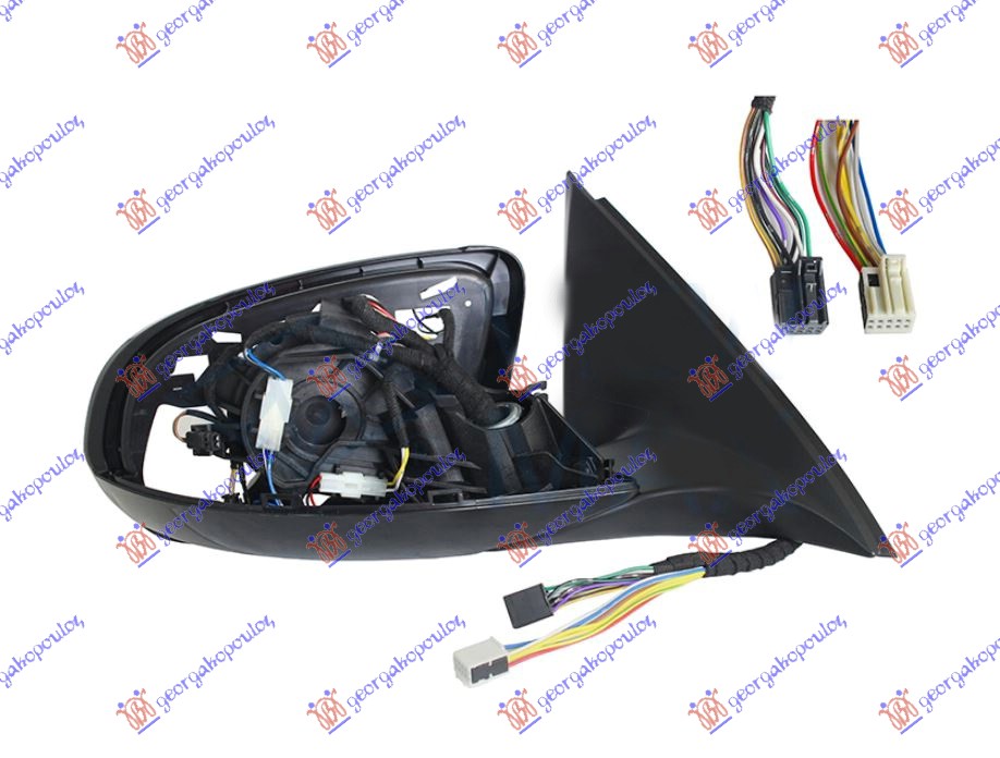 RETROVIZOR (SAMO KUCISTE) ELEKTRICNI SA GREJACEM (ELEKTRO-SKLOPIV) (MEMORIJA) (MRTAV UGAO) (15 PIN) Desna str. MERCEDES GLC (X253/C253) SUV/COUPE (2020-2023) (OEM: 2538103602, A2538103602)