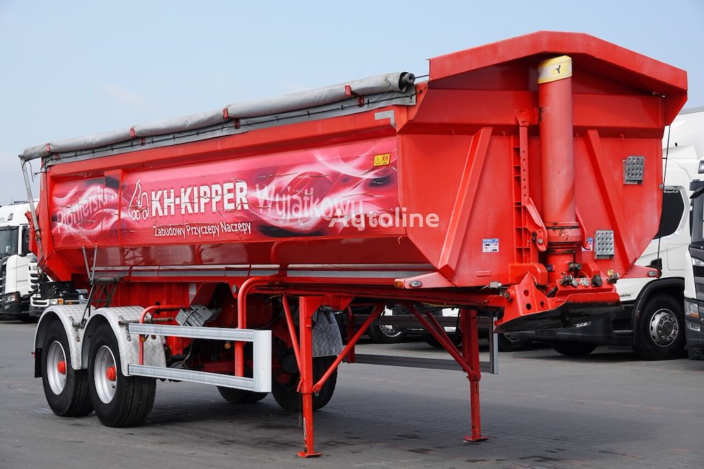 JM-Kipper KH-KIPPER / WYWROTKA / 26 M3 / NACZEPA BEZRAMOWA  / N2O W1U / 2 poluprikolica kipera