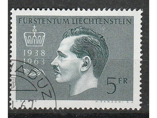 Liechtenstein, Lihtenštajn - 1963 - Franz Joseph II