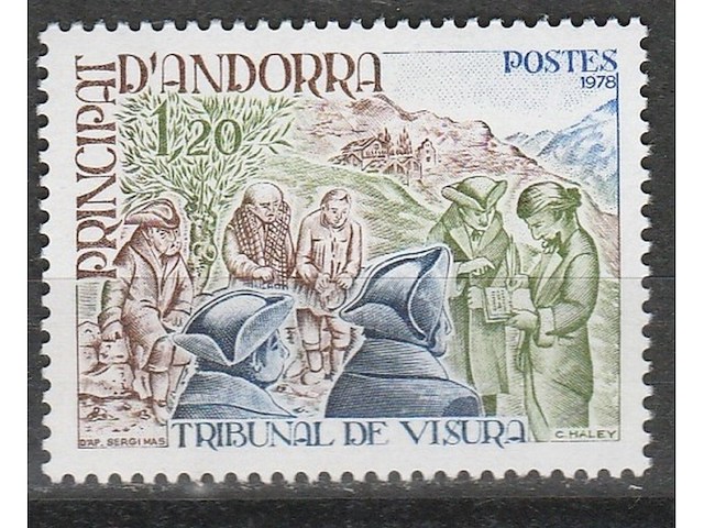 Andorra - 1976 - Tribunal de Visura - MNH