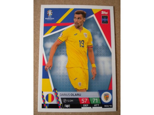 Kartica `Topps Euro 2024 Match Attax` (ROU 10)