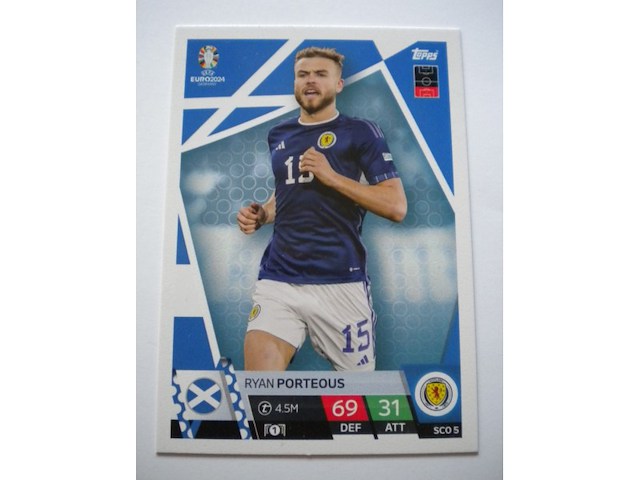 Kartica `Topps Euro 2024 Match Attax` (SCO 5)