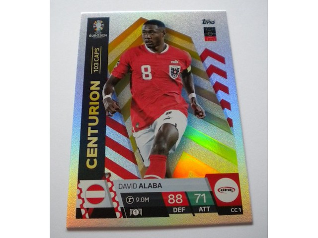Kartica `Topps Euro 2024 Match Attax` (CC 1)