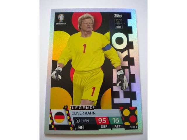 Kartica `Topps Euro 2024 Match Attax` (GER 1)