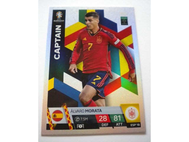 Kartica `Topps Euro 2024 Match Attax` (ESP 18)