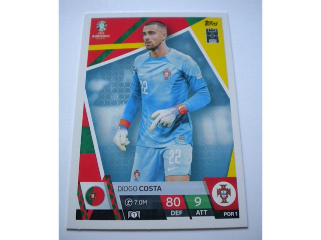 Kartica `Topps Euro 2024 Match Attax` (POR 1)