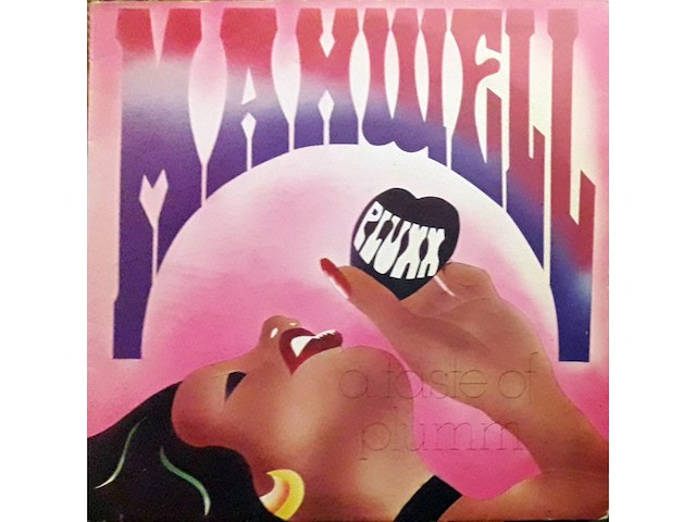 LP*: MAXWELL PLUMM - A TASTE OF PLUMM (UK `76) AUTOGRAM