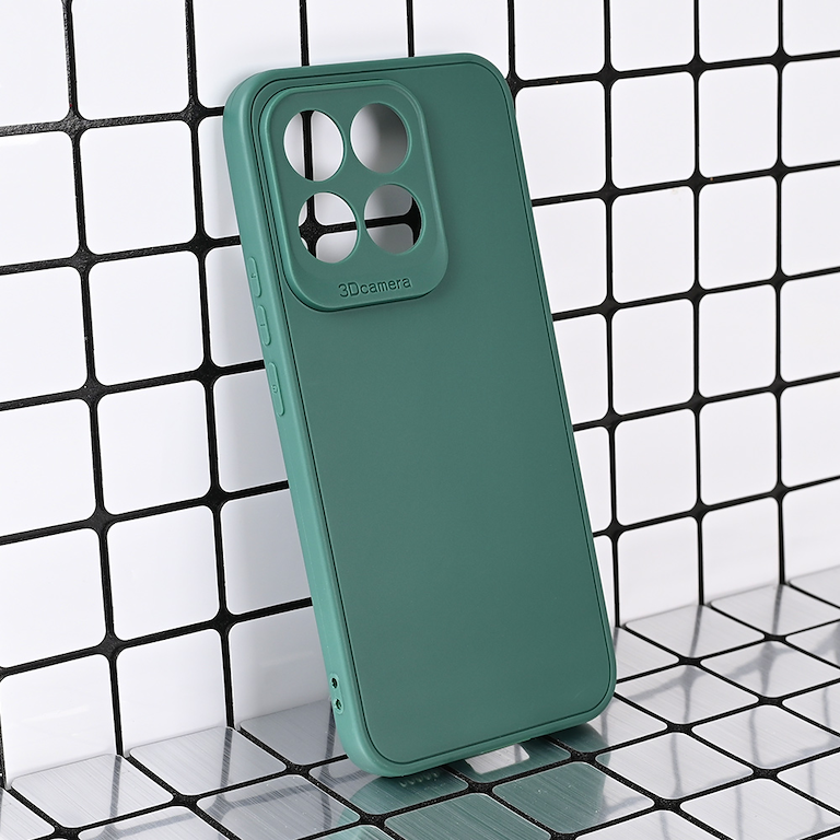 Maska 3D Camera za Honor X8c tamno zelena