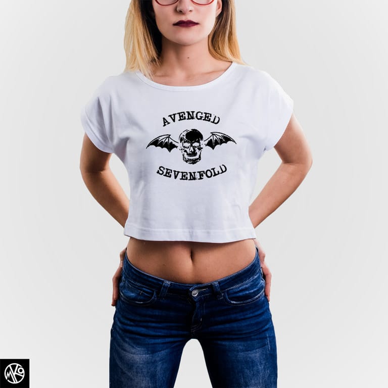 Avenged Sevenfold crop top majica